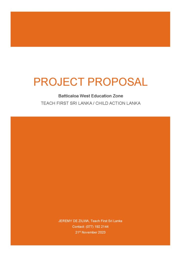 Resources - Teach First Sri Lanka